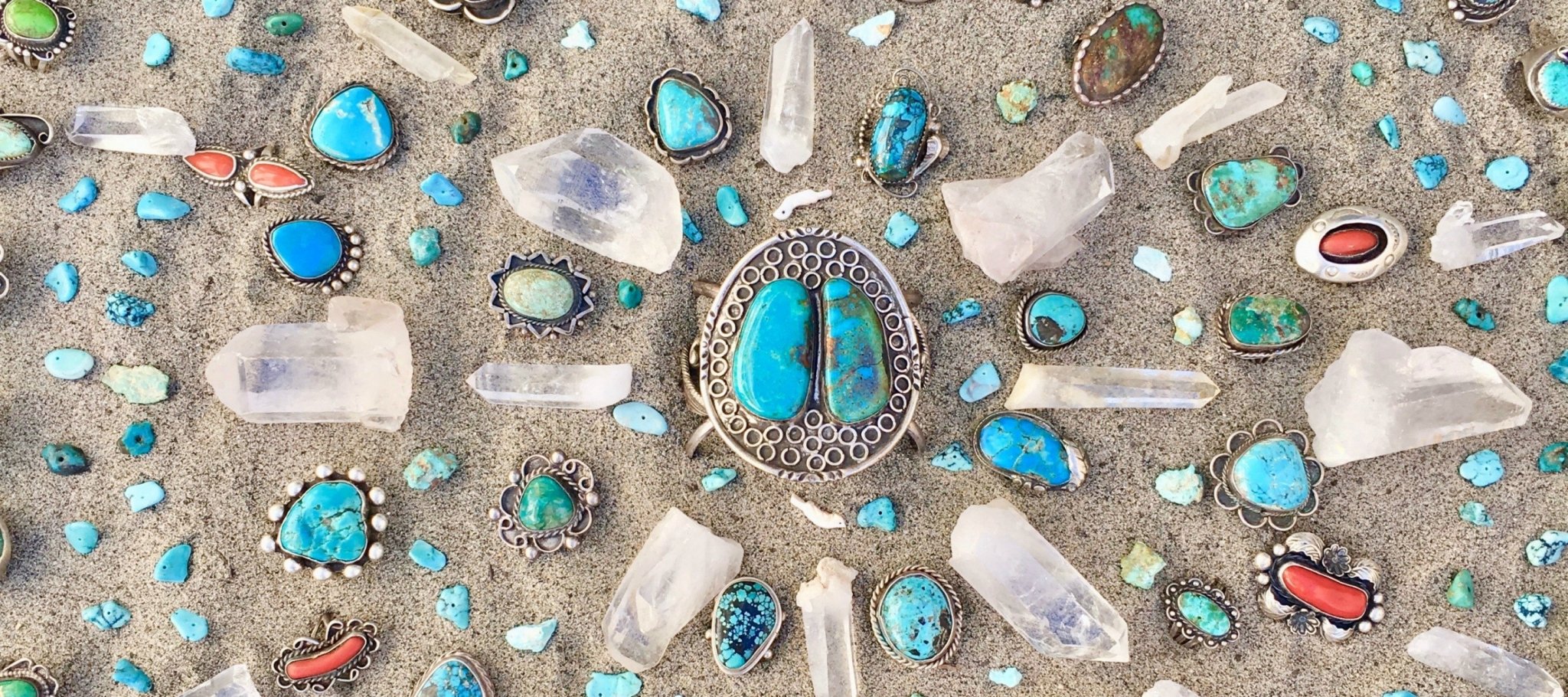 Turquoise and Tan Lines – Yourgreatfinds